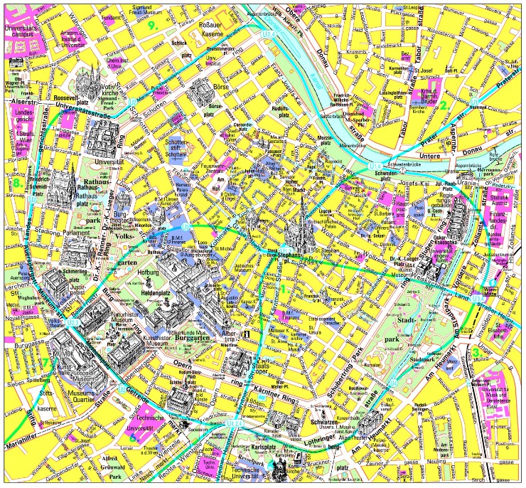 비엔나여행 정보 빈wien 지도지하철 노선도대중교통지도관광명소맛집지도 네이버 블로그