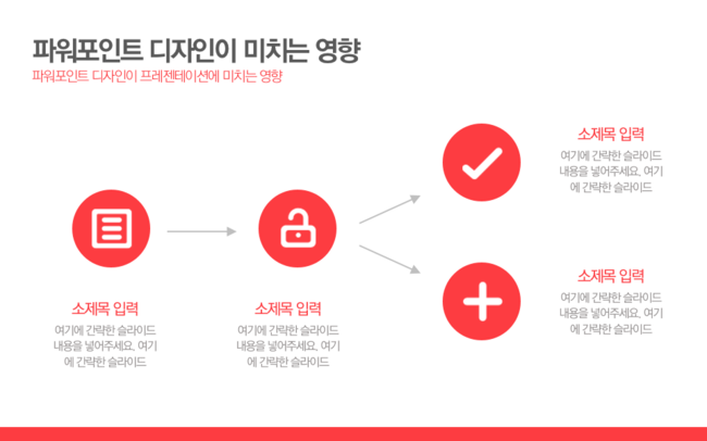 파포민트 Ppt 템플릿 다홍색 심플한 Ppt 디자인 Ppt 배경 네이버 블로그