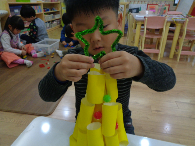 크리스마스 조형활동유치원 겨울 조형활동 네이버 블로그