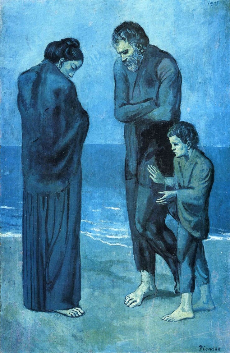 파블로 피카소 Pablo Picasso 의 청색시대 네이버 블로그
