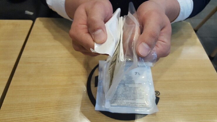 의료용 라텍스 멸균장갑 착용방법 동영상 첨부 네이버 블로그