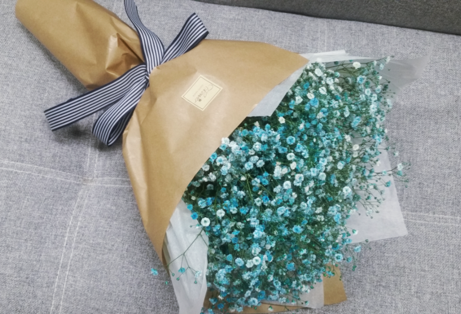 동두천꽃집동성화원 파란안개꽃안개꽃다발동두천꽃배달동두천색안개꽃다발양주꽃배달양주꽃바구니색안개꽃지행역꽃집안개꽃선물