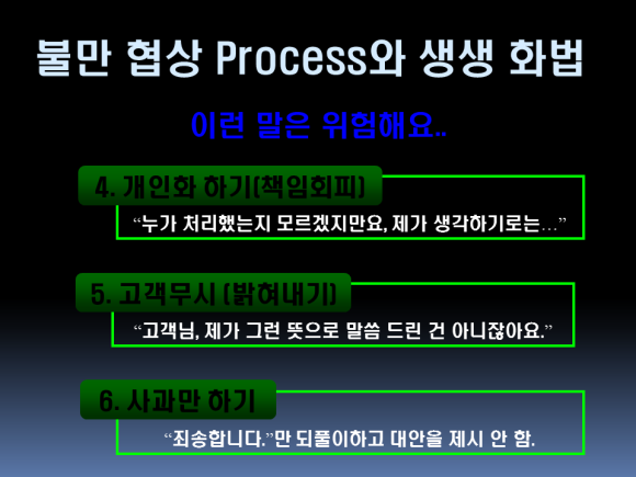 서비스교육자료 Cs자료 불만고객응대법 네이버 블로그