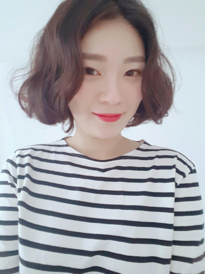 짧은머리 묶었을때 예쁜 단발히피펌디자이너이솔 네이버 블로그