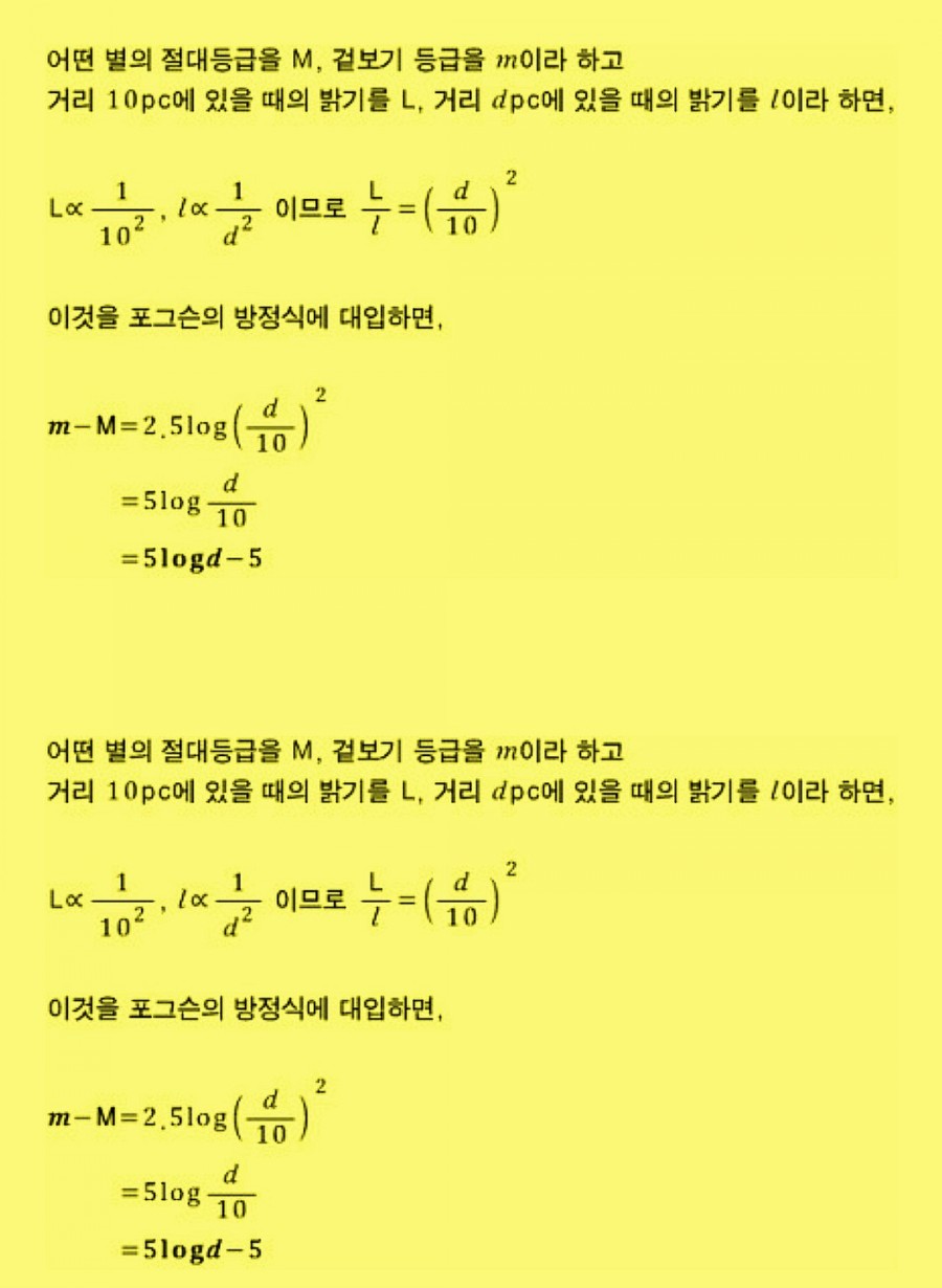 포그슨의 방정식 별의 절대등급 겉보기등급 이해하기 네이버 블로그