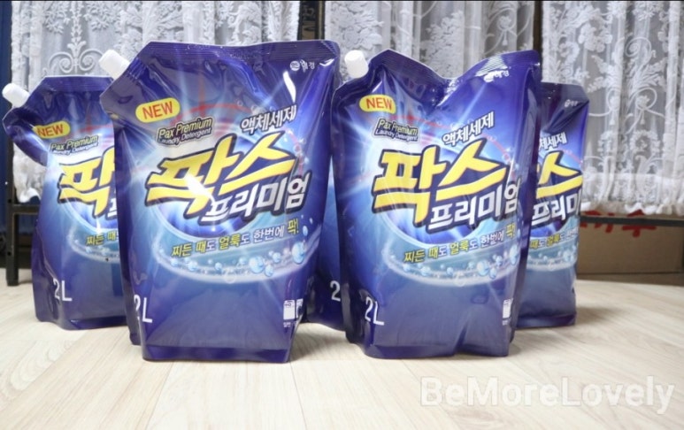 대용량 팍스 프리미엄 액체세제 향기좋은 애경 플라워가든 섬유유연제 네이버 블로그