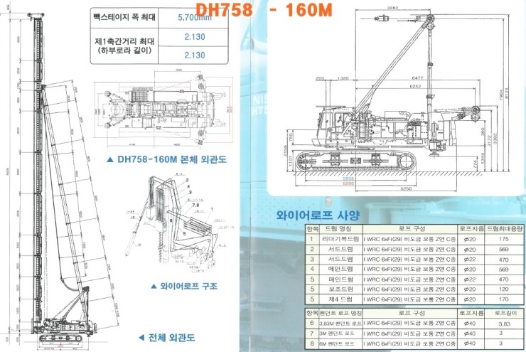 파일항타 파일시공 DH758 DH718K DH658 DHP 70 DHP 80 항타기 150톤 크롤러 크레인 : 네이버 블로그